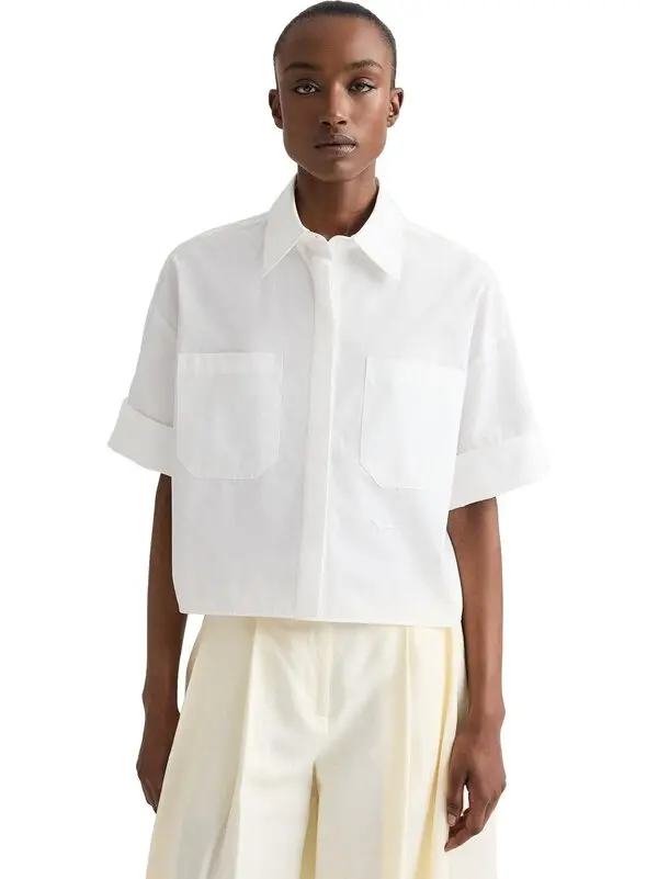 TWP Cotton Shirting Shirt - White