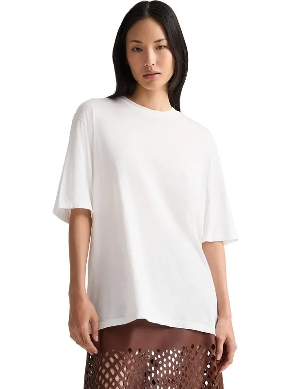 TWP Relaxed Fit Supima Cotton T-shirt - White