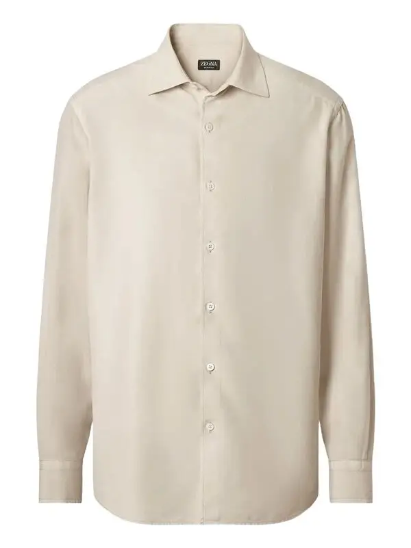 Zegna Z Lux Leisurewear" Shirt - Beige