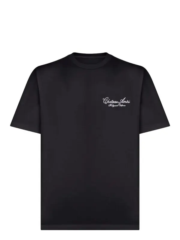 Amiri Chateau Script' Tee - Black