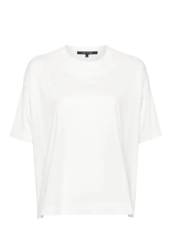 Sofie D'hoore Crew Neck Oversized T-shirt - White