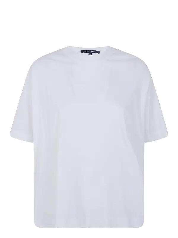 Sofie D'hoore Crew Neck Oversized T-shirt - White