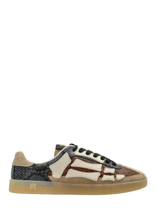 Amiri Snake Pacific Bones Low Top Sneakers - Black