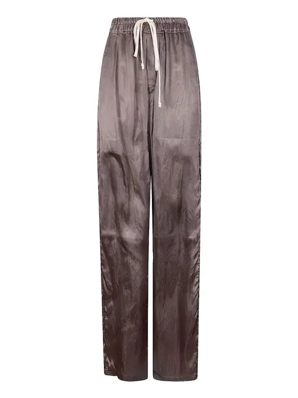 Rick Owens Dietrich Drawstring Trousers - Gray