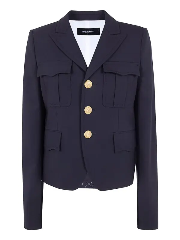 Dsquared2 Uniform Jacket - Black