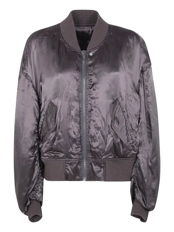 Rick Owens Secchia Flight' Padded Jacket - Gray
