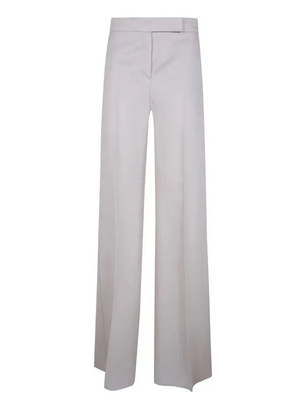 Max Mara Badesse Linen High-waisted Trousers - Beige