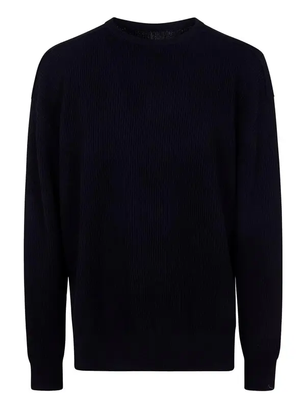 Rick Owens Jumbo Long Sleeve Sweater - Black