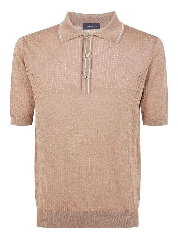 Tagliatore Classic Polo Shirt - Brown