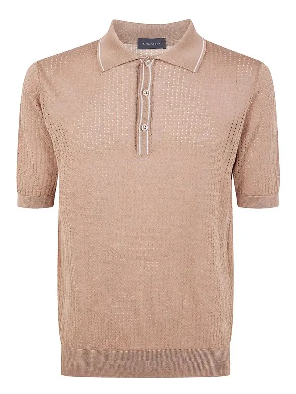 Tagliatore Classic Polo Shirt - Brown