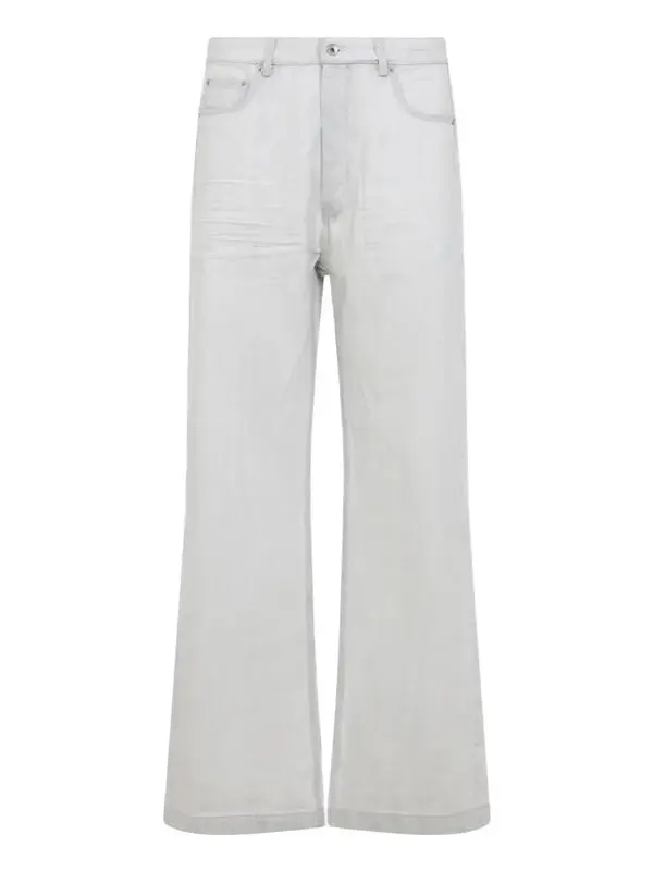 Rick Owens Geth" Wide Leg Jeans - White