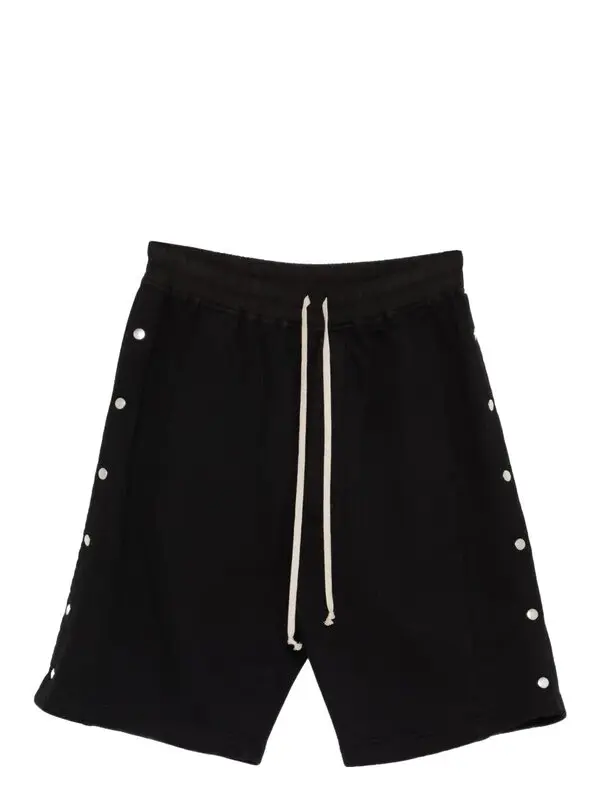 Rick Owens Wide Pusher" Shorts - Black