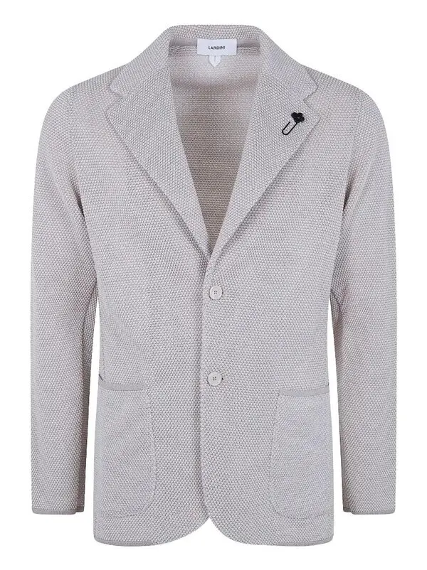 LARDINI Knitted Jacket - Beige