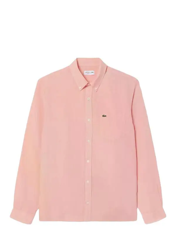 Lacoste Buttoned Pocket Shirt - Pink