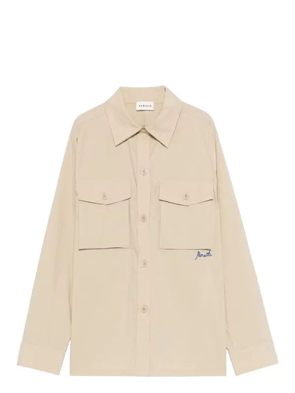 PAROSH Nylon And Cotton Shirt - Beige