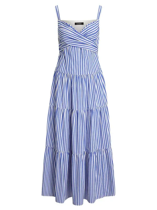 Ralph Lauren Striped Dress - Blue
