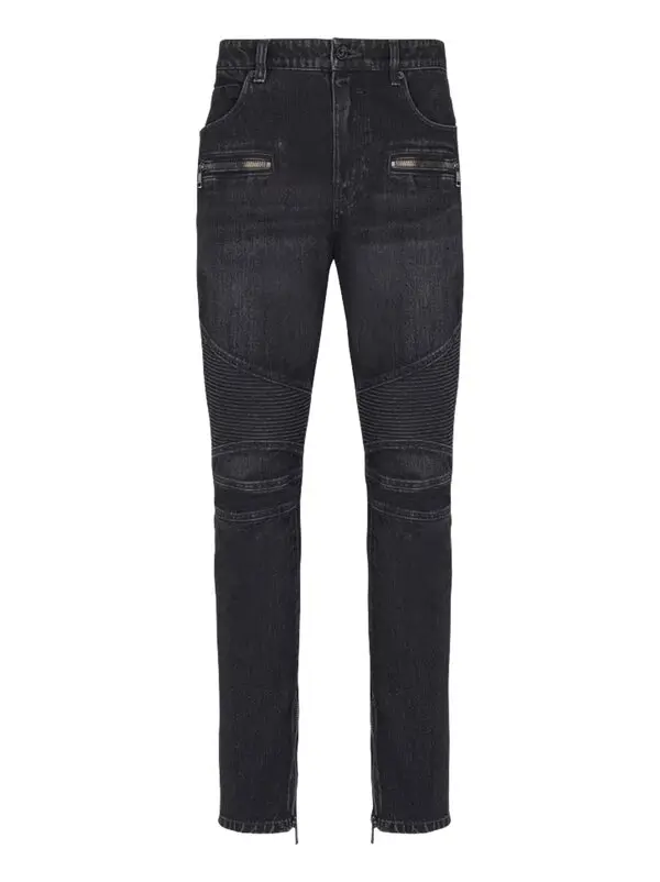 Balmain Cotton Jeans - Black