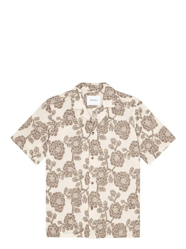 LES DEUX Lesley Flower Shirt - White