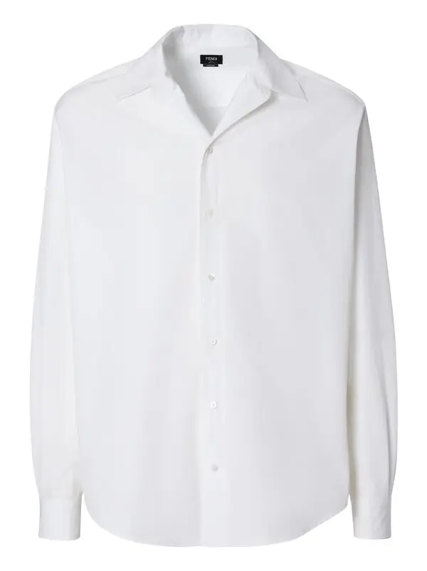 Fendi Poplin Shirt - White