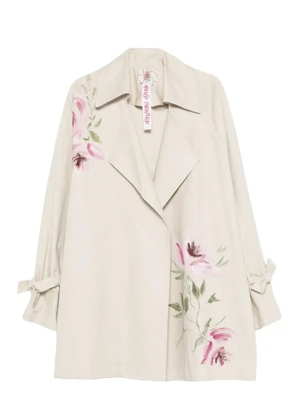 BYE Cotton Caban Coat - Beige