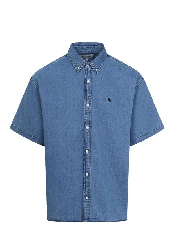 Carhartt Work In Progress Denim Cotton Shirt - Blue
