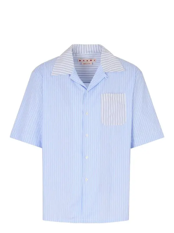 Marni Striped Shirt - Sky Blue