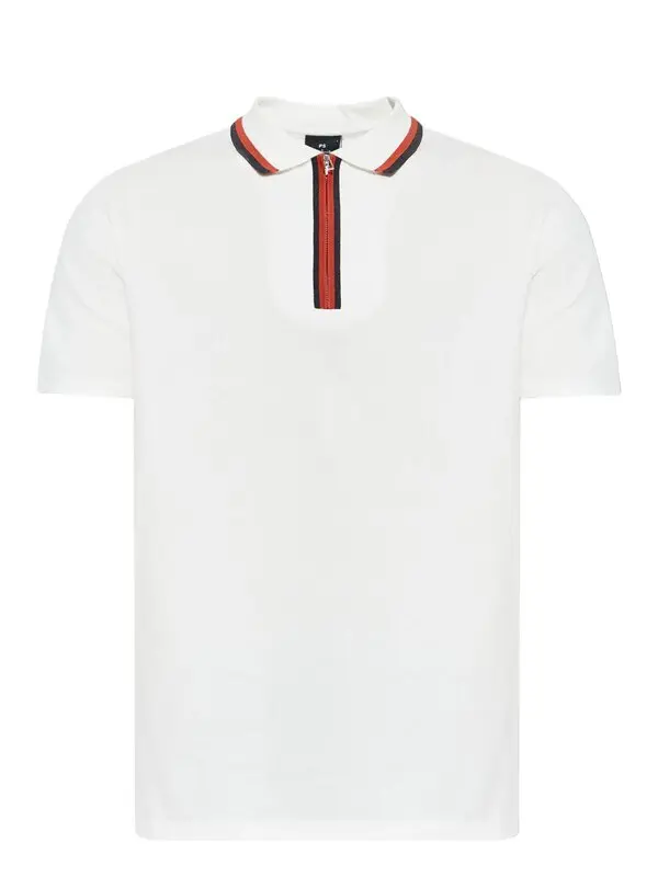 Paul Smith Polo Shirt With Contrasting Details - White
