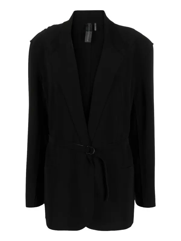 Norma Kamali Oversized Single-breasted Coat - Black