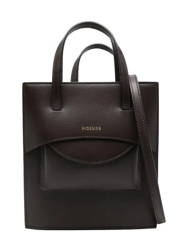 HIDESINS Pocket Medium Leather Handbag - Brown