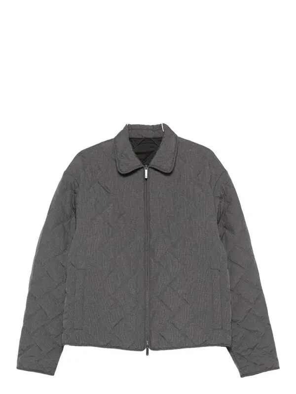 Emporio Armani Quilted Blouson Jacket - Grey