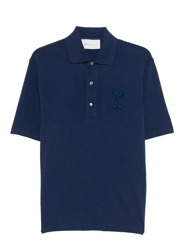 Ami De Couer Cotton Polo Shirt - Blue