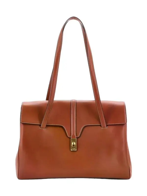 Celine Soft 16 Large Shoulder Bag Smooth Calfskin - Brown
