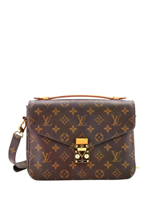 LOUIS VUITTON Pochette Metis Monogram Canvas Crossbody Bag - Brown