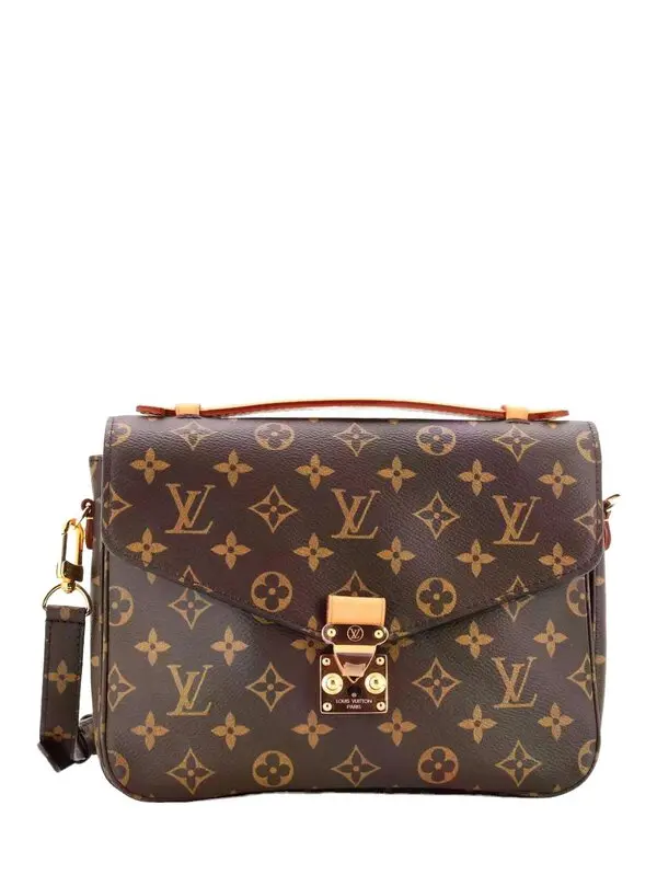 LOUIS VUITTON Pochette Metis Monogram Canvas Crossbody Bag - Brown
