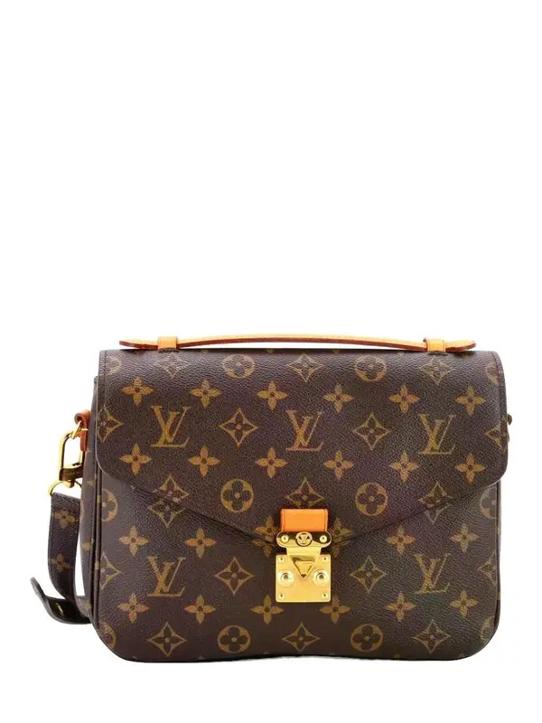 LOUIS VUITTON Pochette Metis Monogram Canvas Crossbody Bag - Brown