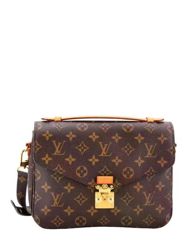 LOUIS VUITTON Pochette Metis Monogram Canvas Crossbody Bag - Brown