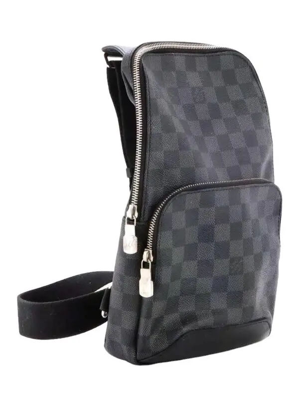 LOUIS VUITTON Avenue Sling Bag Damier Graphite - Black