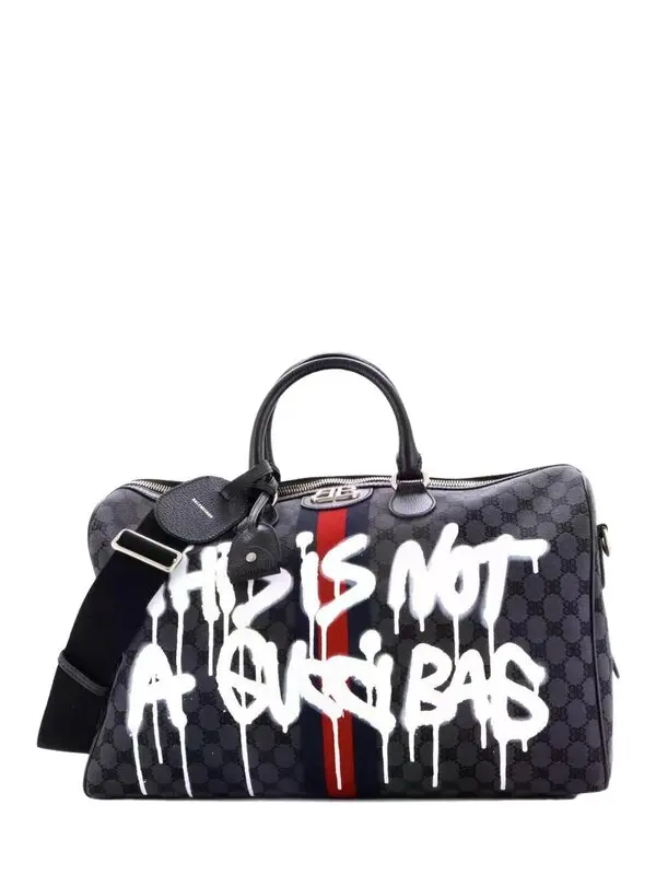 Balenciaga X Gucci The Hacker Project Duffle Bag - Black