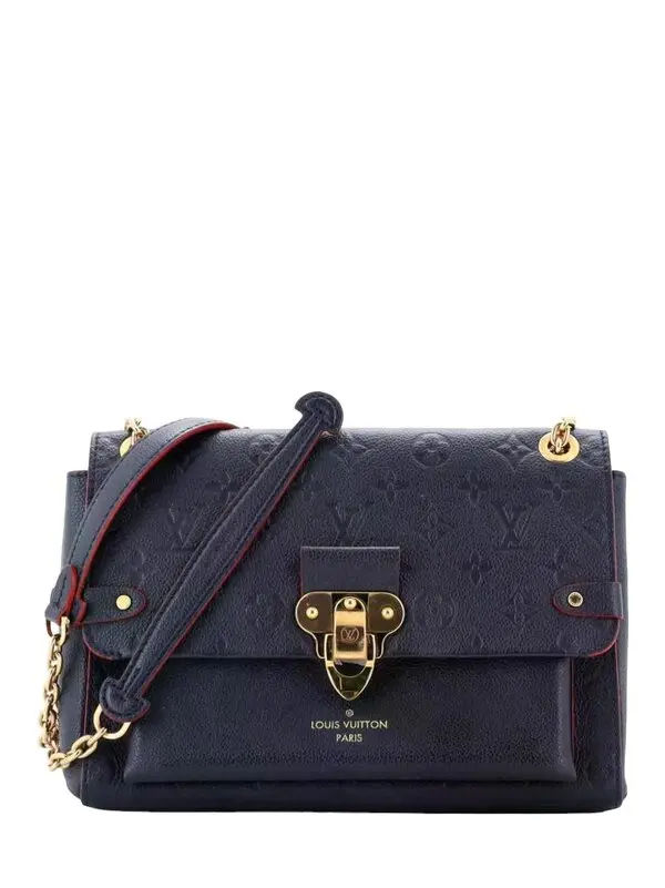 LOUIS VUITTON Vavin Pm Crossbody Bag Monogram Empreinte Leather - Blue