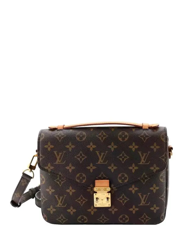 LOUIS VUITTON Pochette Metis Monogram Canvas Crossbody Bag - Brown