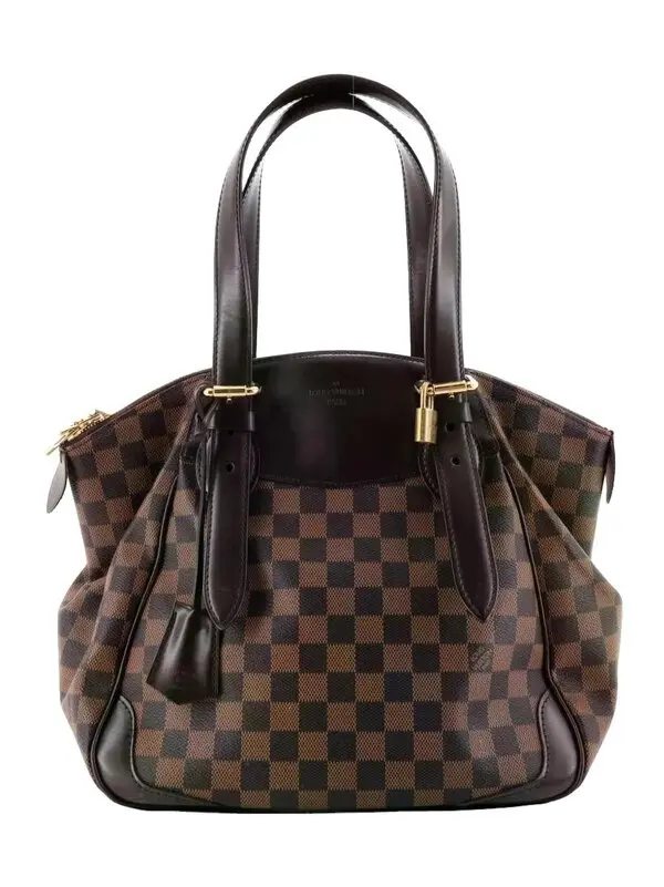 LOUIS VUITTON Verona Mm Damier Shoulder Bag - Brown