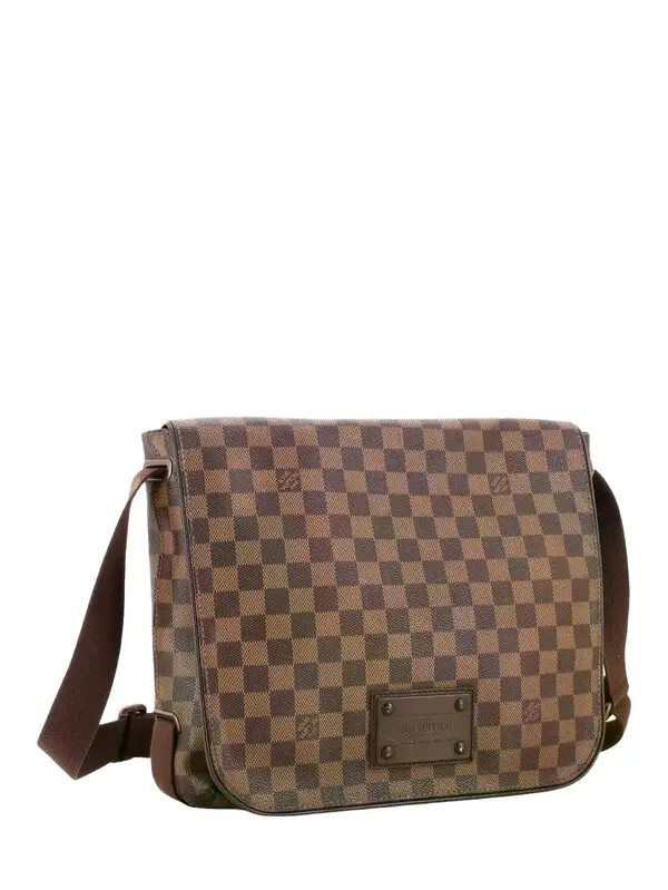 LOUIS VUITTON Brooklyn Handbag Damier Mm - Brown