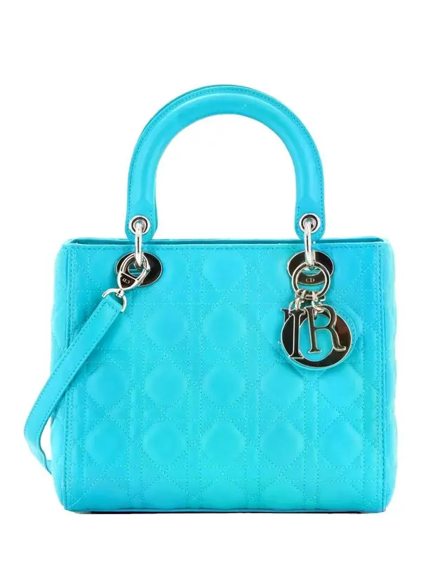 Dior Lady Medium Satchel - Blue