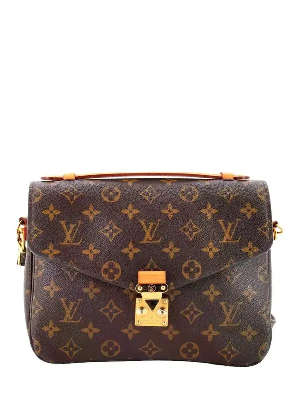 LOUIS VUITTON Pochette Metis Monogram Canvas Crossbody Bag - Brown
