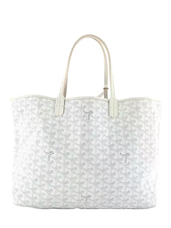 Goyard Saint Louis Coated Canvas Pm Tote Bag - White