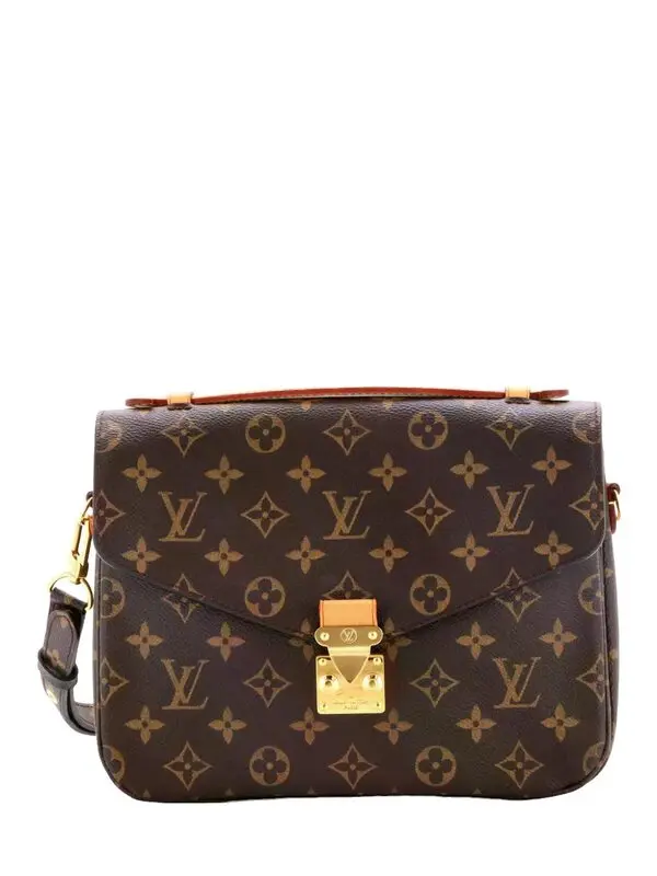 LOUIS VUITTON Pochette Metis Monogram Canvas Crossbody Bag - Brown