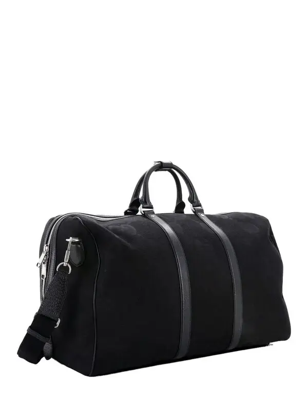 Gucci Convertible Duffle Bag Jumbo Gg Canvas Large - Black