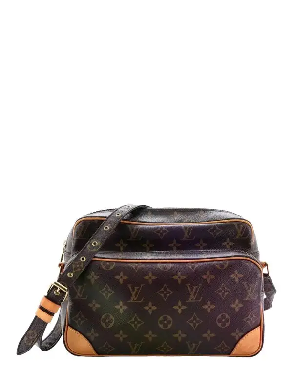 LOUIS VUITTON Nil Messenger Bag Monogram Canvas 28 Crossbody Bag - Brown
