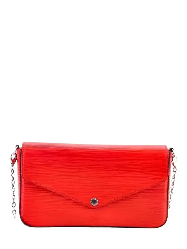 LOUIS VUITTON Felicie Pochette Epi Leather Crossbody Bag - Red