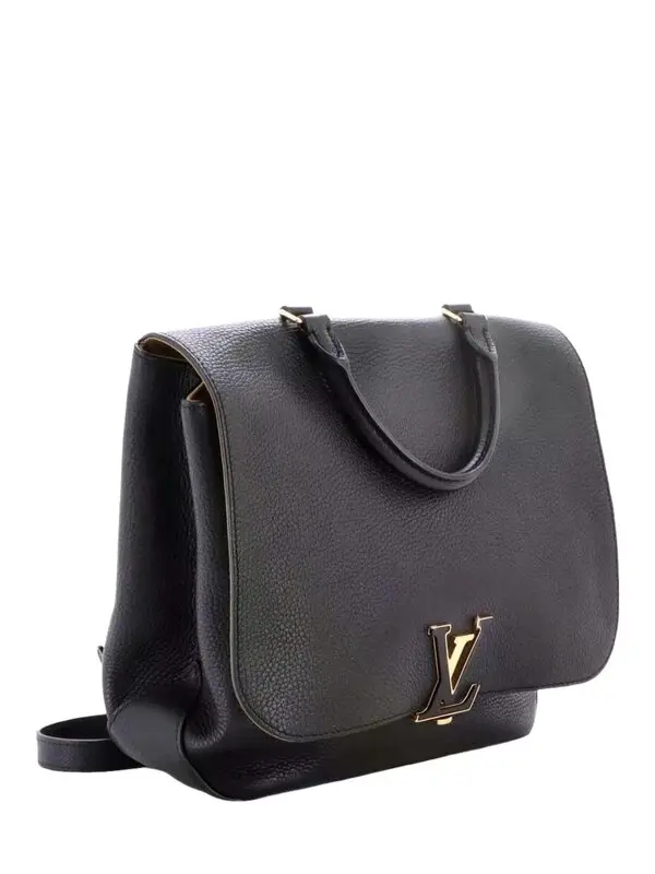 LOUIS VUITTON Volta Leather Satchel - Black